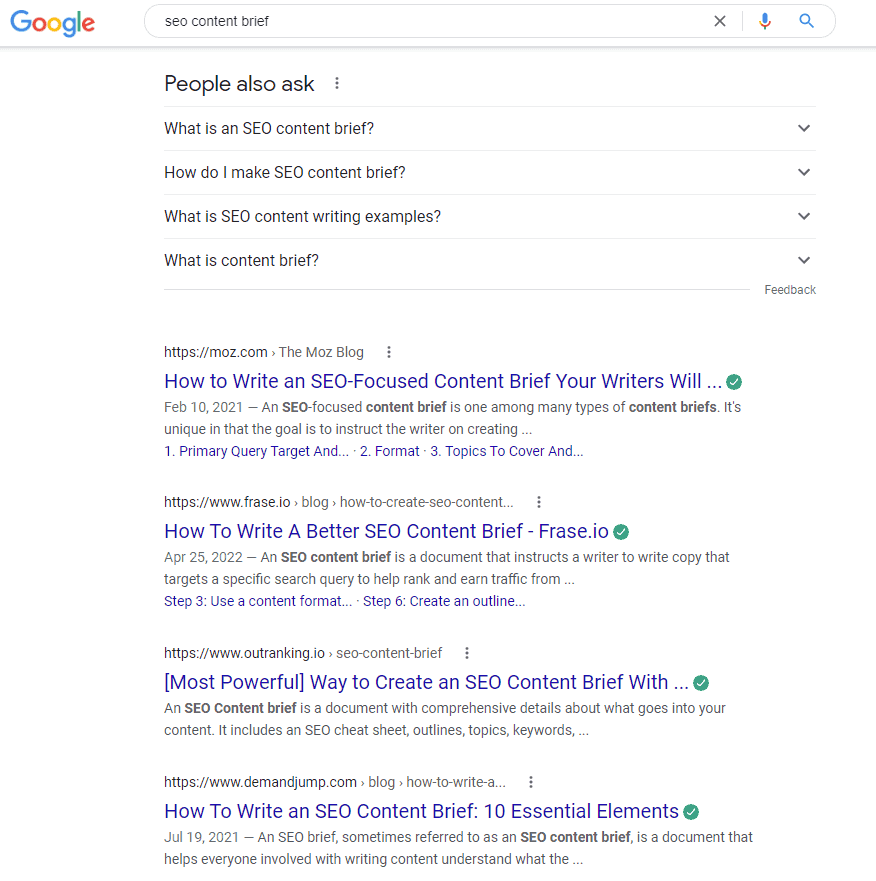 How to Create an SEO Content Brief + Free Template | Inflow