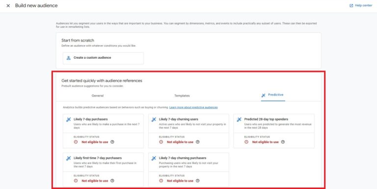 Google Analytics 4 (GA4) Predictive Audiences: Tips for Success
